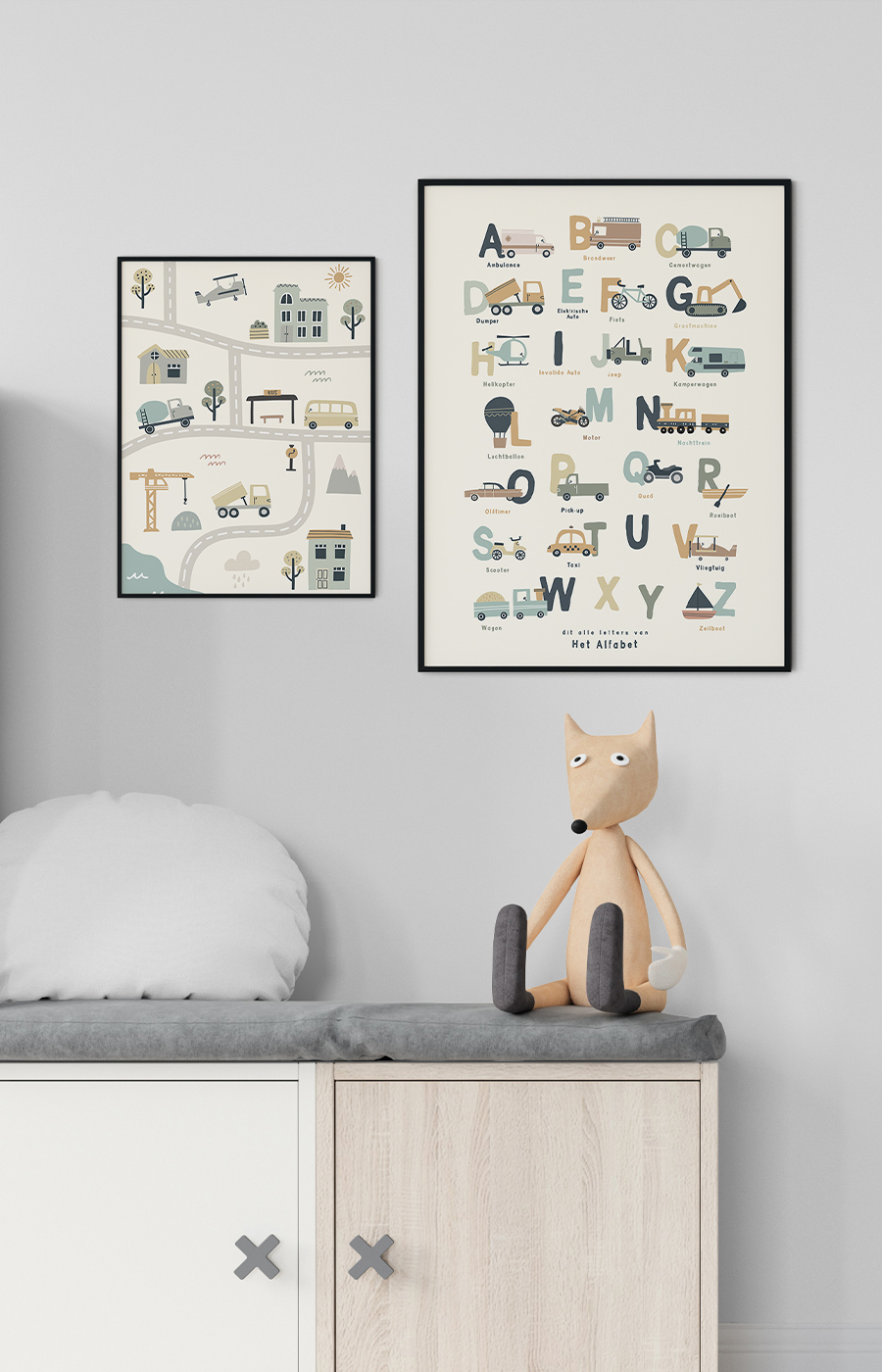 Poster voor de kinderkamer