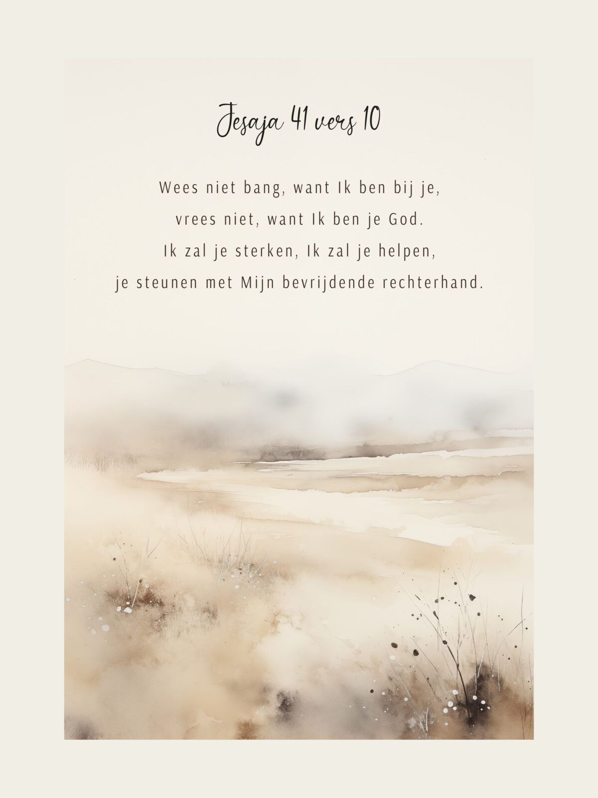 Christelijke posters eigen tekst nature | imints