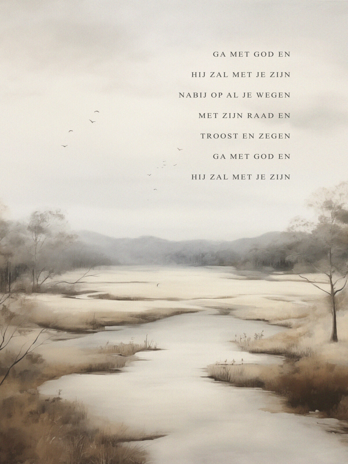 Christelijke posters standaard ontwerp of met eigen tekst.