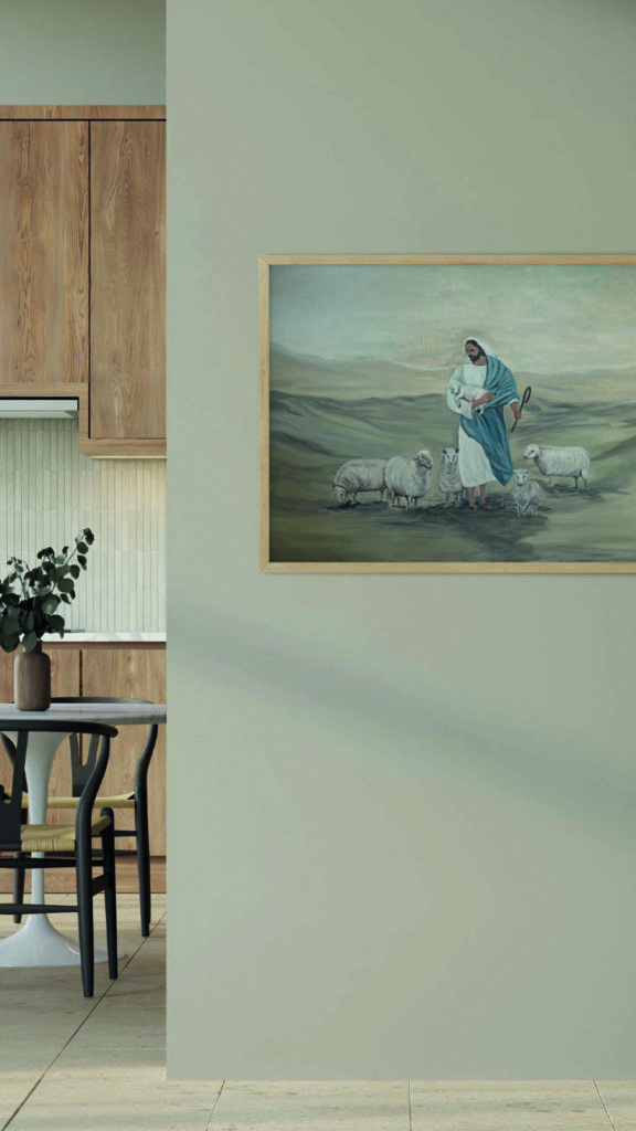 Christelijke poster 'de goede Herder'. | imints